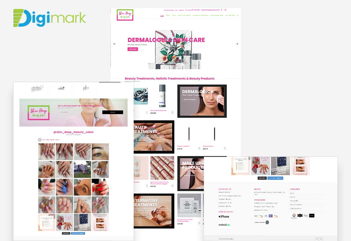 Skin Deep Beauty Salon Website | Digimark.ie